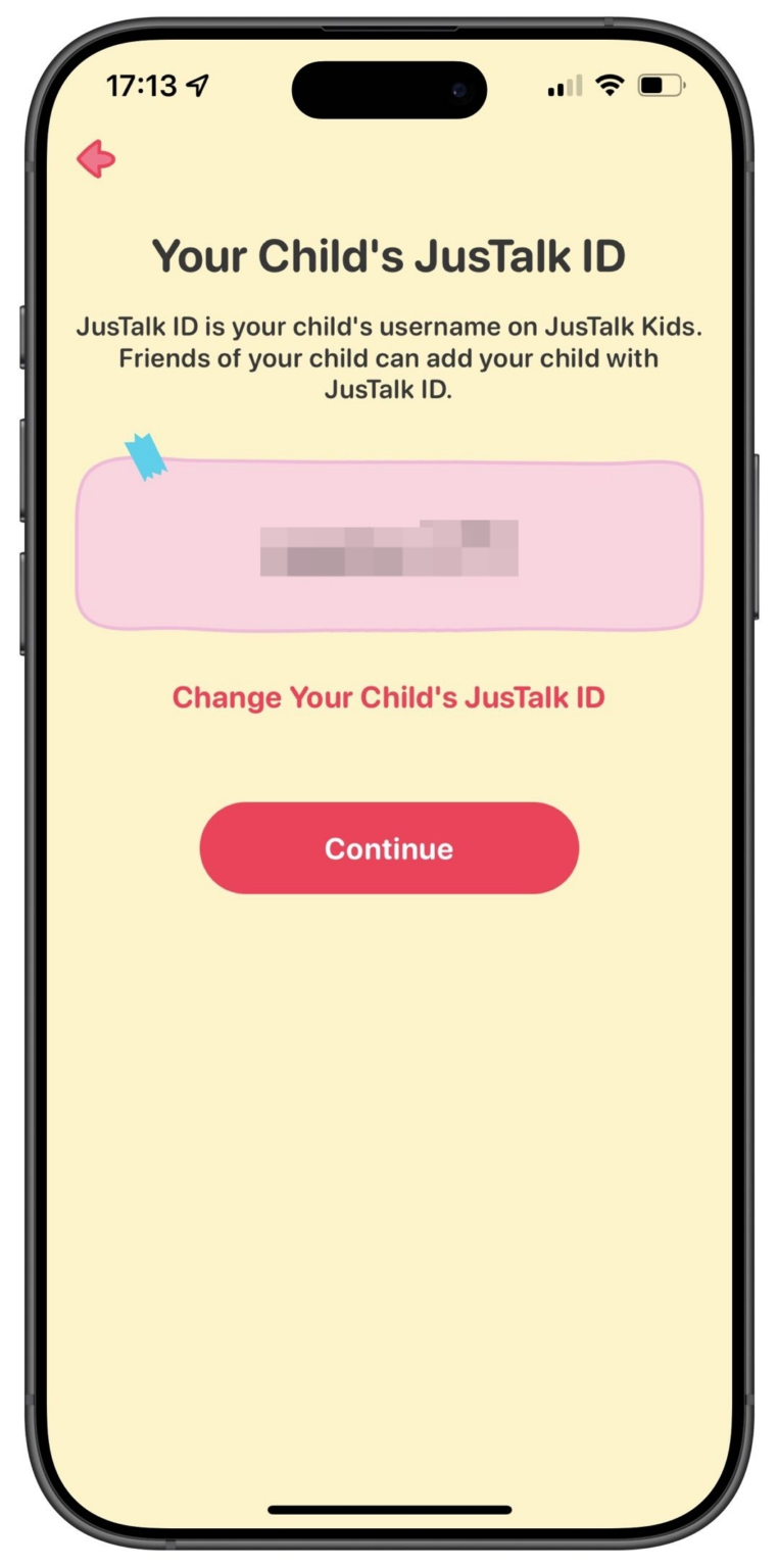 Create an Account - JusTalk Kids